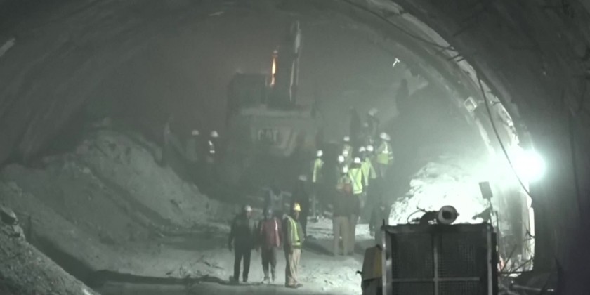 Rescue operation continues for 40 workers trapped in Himalayan tunnel ...