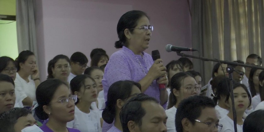 Research paper reading session: MoALI UM delivered an opening speech ...
