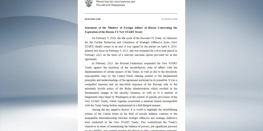 Russia vows to pursue strategic stability as New START treaty expires ...