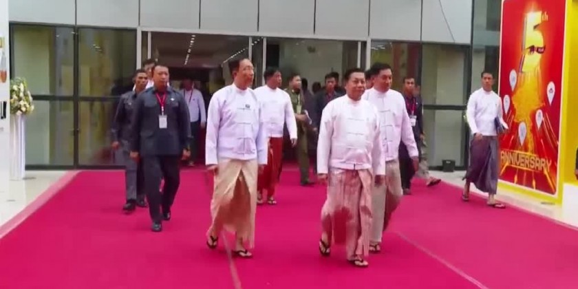 Launching online Aung Bar Lay: SAC Chairman delivered an opening speech ...