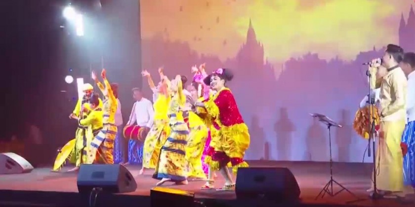 Launching online Aung Bar Lay: SAC Chairman delivered an opening speech ...