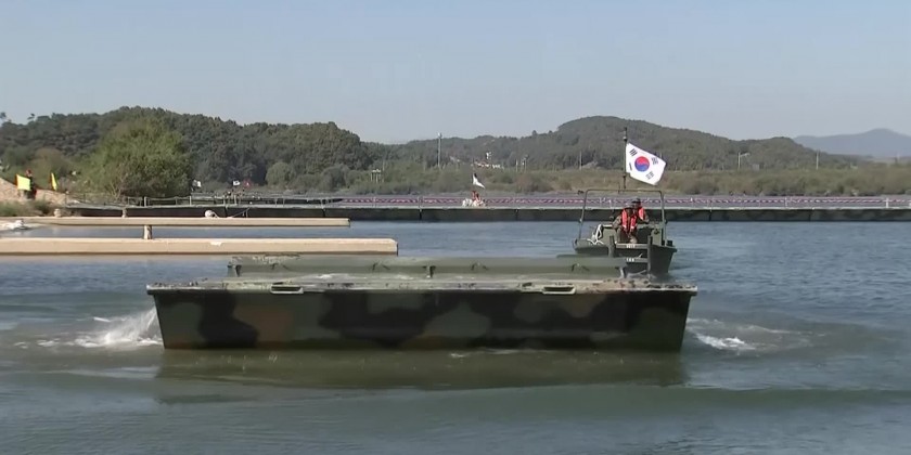SKorea and US hold military river-crossing exercise | Myanmar ...