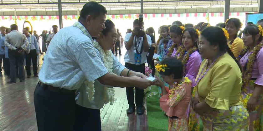 Sports and Youth Thingyan: Union Minister visits Walking Thingyan ...