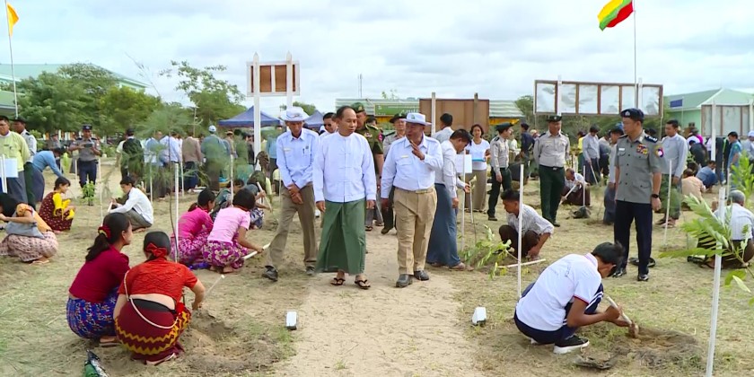 Monsoon Tree Planting :Monsoon Tree Planting Ceremony held in Monywa ...