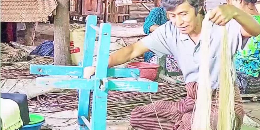 Lotus Fiber Production: Creating job opportunities for locals in Salin ...