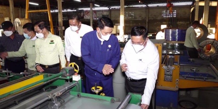 MSME Development: Shan State Chief Minister inspects factories in ...