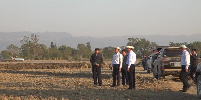 Inspection of Cattle Breeding Zone: Shan State CM inspected cattle ...