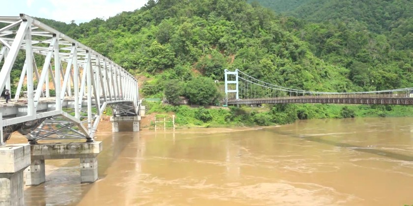 Field Inspection tour: Shan State CM inspected bridge and road ...