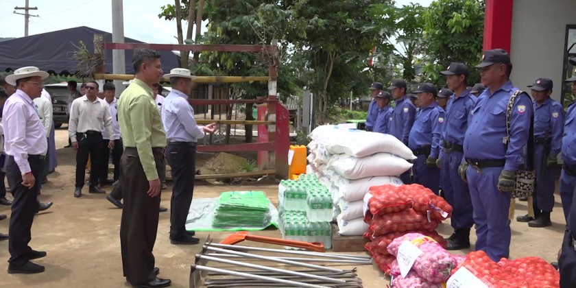 Field Inspection tour: Shan State CM inspected bridge and road ...