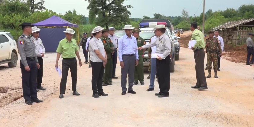 Inspection Tour: Shan State CM inaugurates the new school building ...