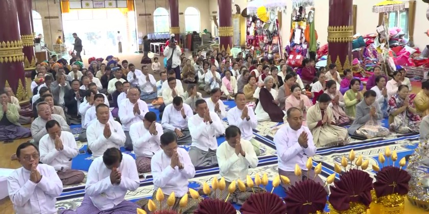 Kathina Roabe Offering Ceremony : Shan State CM attended the ceremony ...