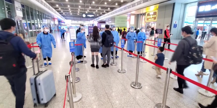 Shanghai Implements PCR Testing for All Arriving Railway Passengers ...
