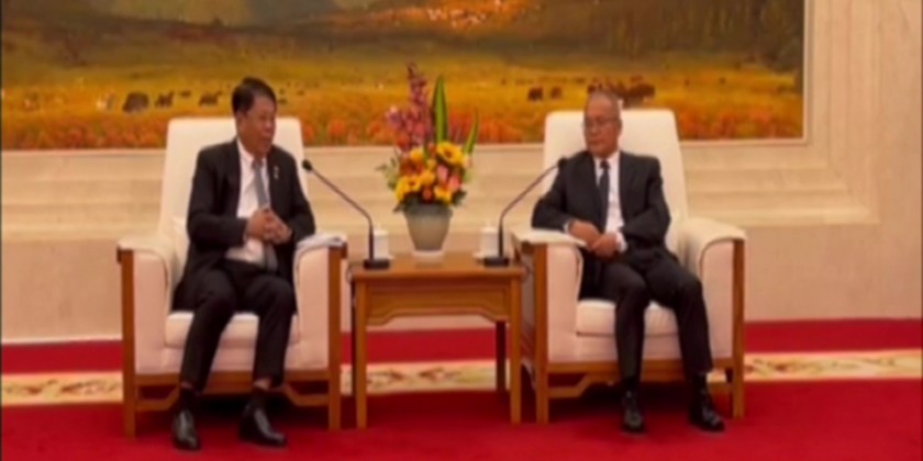 Sideline meeting: DPM MOFA UM met with Dy Sec. of YPPCCP | Myanmar ...