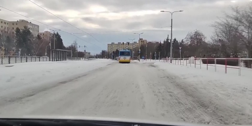 Strong winds, snowfall paralyse traffic in Slovakia | Myanmar ...