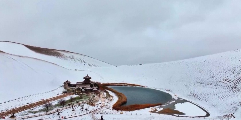 Snows create breathtaking sceneries in northern China | Myanmar ...