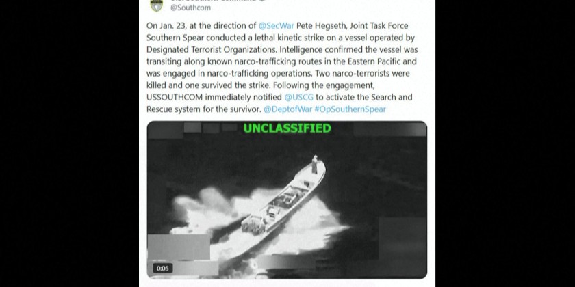 US strike on alleged drug-smuggling boat kills two in Pacific | Myanmar ...