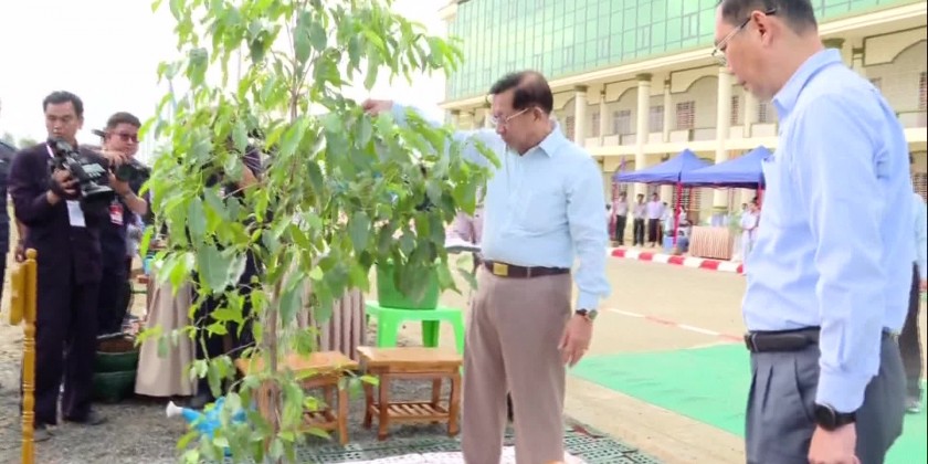 Tree planting ceremony: SAC Chairman planted starflower sapling ...