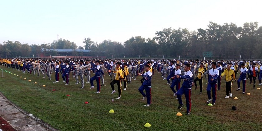 December sport activities: December mass walk (2nd Week) conducted in ...