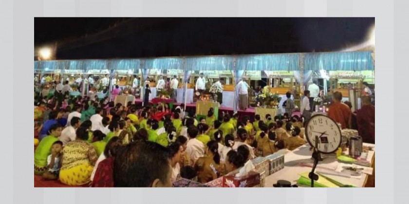 Tazaungdaing lighting festival: 1st time Tazaungdaing of Maravijaya ...