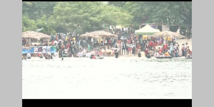 Thingyan in Nay Pyi Taw :Lots of places are teeming with visitors ...