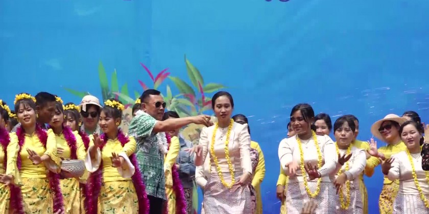 Thingyan in Shan State: Chief Minister visits walking Thingyan ...