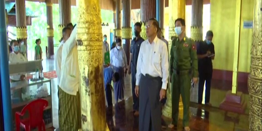 Tour around Magwe Region: PM visits pagodas and discusses regional ...
