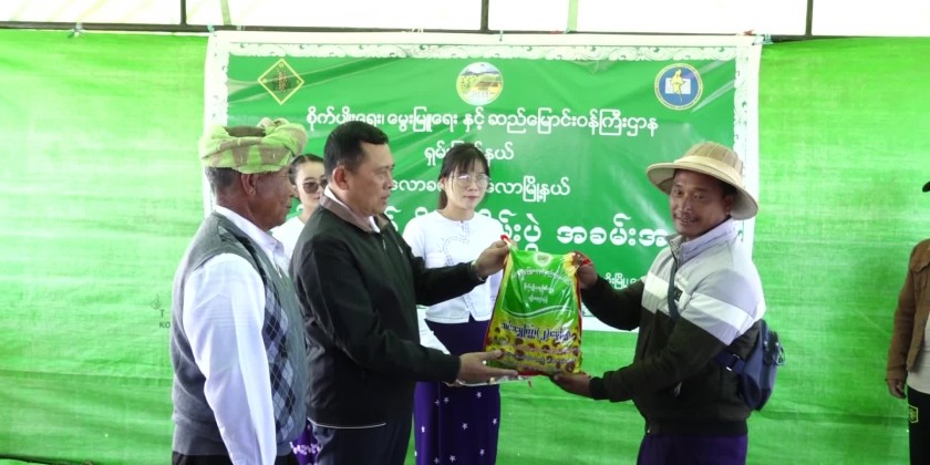 Agriculture Development: Monsoon paddy model plantations harvested in ...