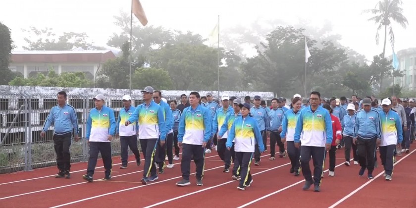 Mass walk in Sittwe: Rakhine State CM participated in the mass walk ...