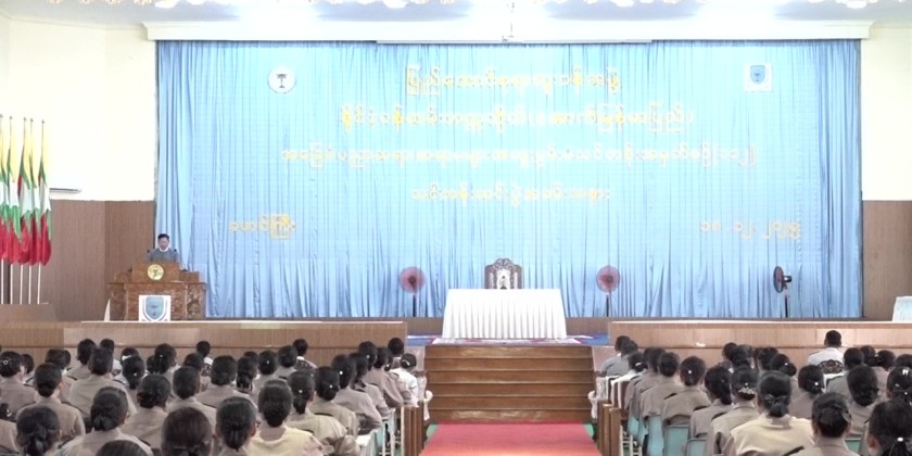 Training Completion Ceremony: UCSB Chairman delivered the completion ...