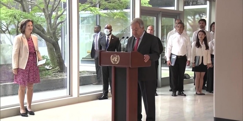 UN chief rings Peace Bell in annual ceremony ahead of the General ...