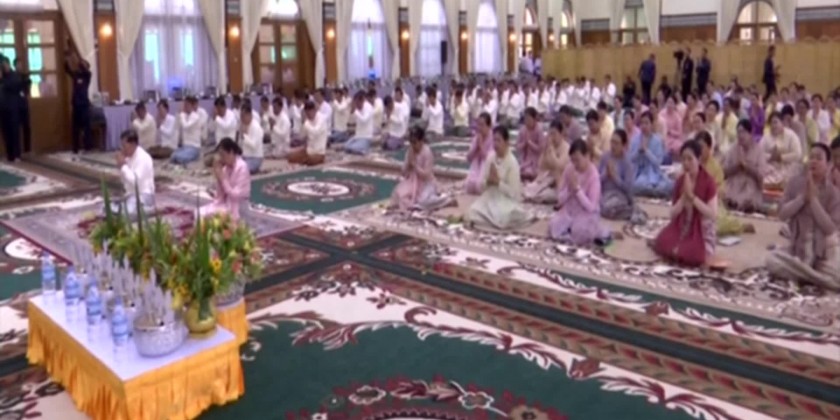 Waso Robe offering: Ceremony held at Commander-in-Chief (Army) office ...