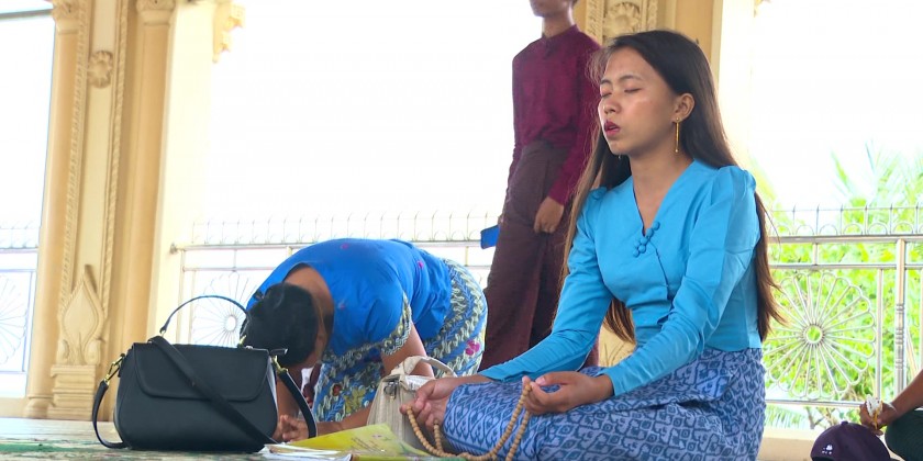 Waso Full Moon Day: Myathalun Pagoda is crowded with pilgrims | Myanmar ...