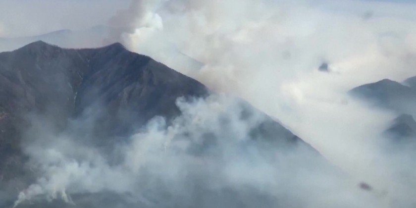 Firefighters in China’s Sichuan Province battle with two raging forest ...
