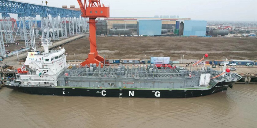 World's first CNG carrier delivered in China, bound for Indonesia ...