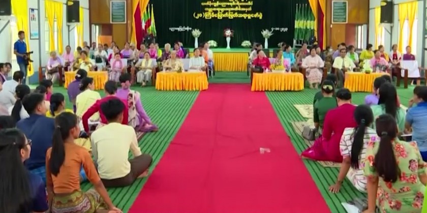 Paying respects ceremony: Marking the World’s Teacher Day | Myanmar ...