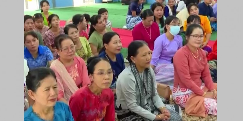 Paying respects ceremony: Marking the World’s Teacher Day | Myanmar ...