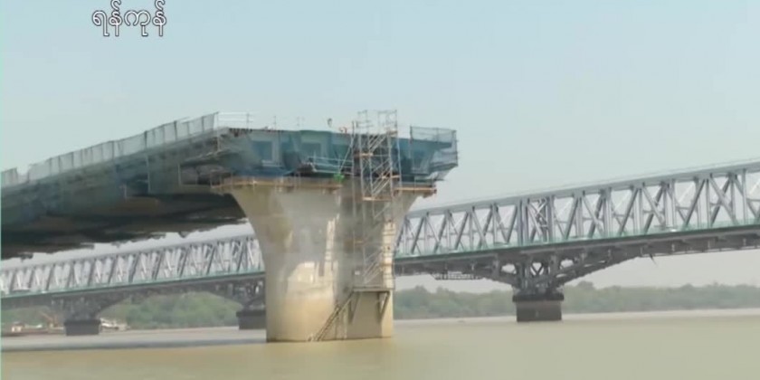 Better transportation: Thanlyin Bridge No (3) completed at 78% ...