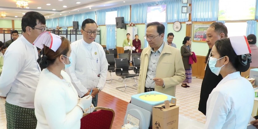 COVID-19 Vaccination :Additional injection programme in Myitkyina ...