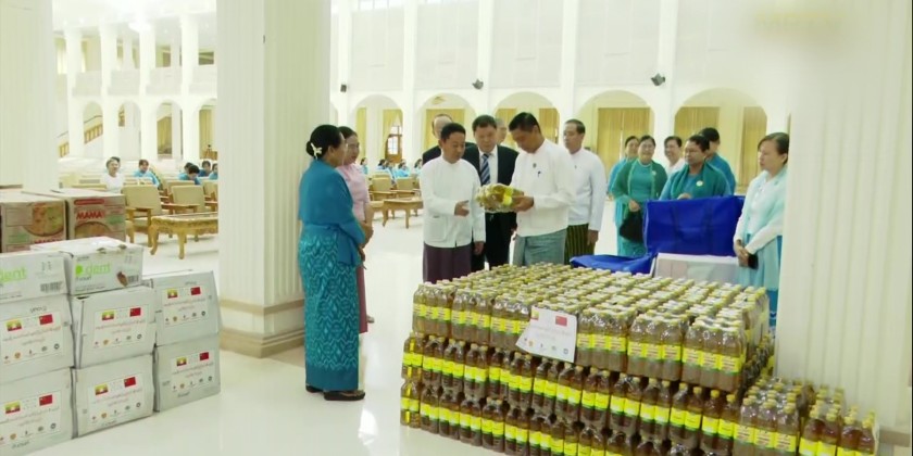 Donation Ceremony: ACWF donated 180 million kyats to MNCWA | Myanmar ...