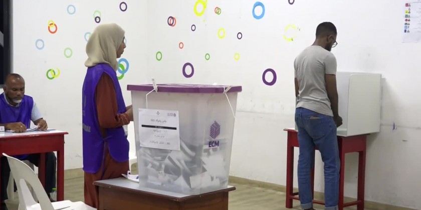 Second round of voting in presidential election in Maldives | Myanmar ...