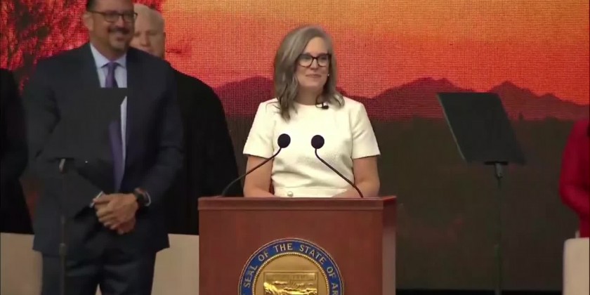 Katie Hobbs sworn in as Arizona governor | Myanmar International TV