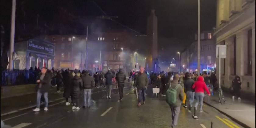 Riots hit Dublin after five, including children, injured in knife ...