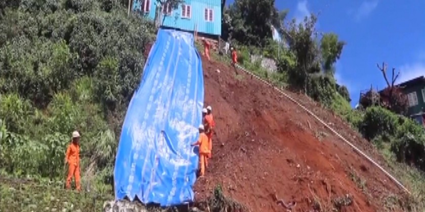 Landslide in Chin State: Falam District Administrative Body facilitates ...