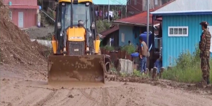 Landslide in Chin State: Falam District Administrative Body facilitates ...