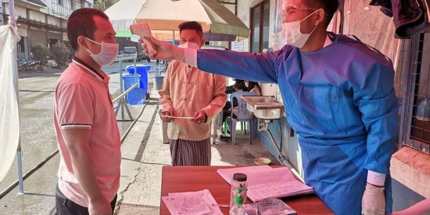 Returnees from China: 10 people return from China through Chin Shwe Haw ...