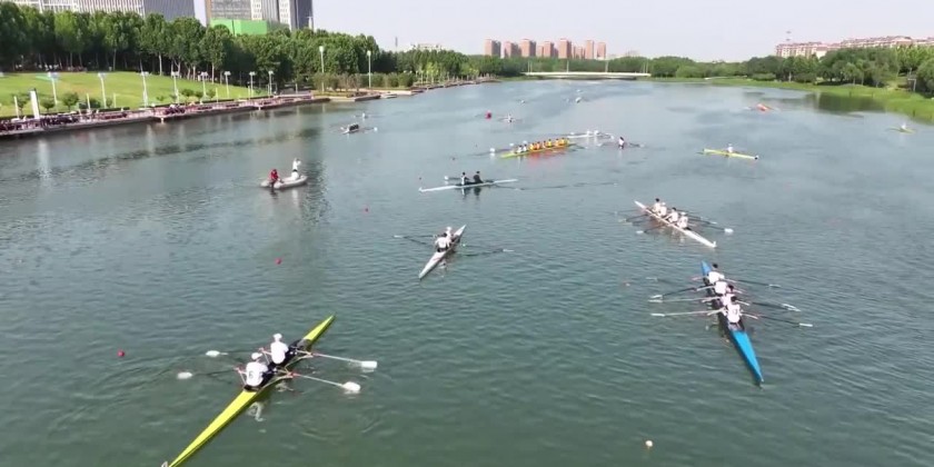 International rowing race wows spectators in Zhengzhou | Myanmar ...