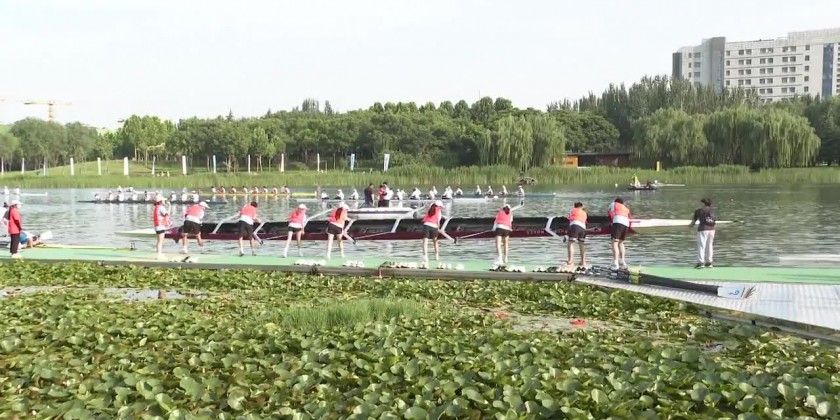 International rowing race wows spectators in Zhengzhou | Myanmar ...
