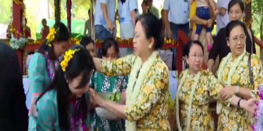 Thingyan in PyinOo Lwin: SAC Chairman’s wife enjoyed the festival ...