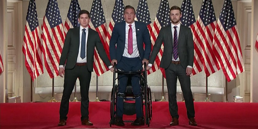 Paralyzed US House candidate stands during speech | Myanmar ...