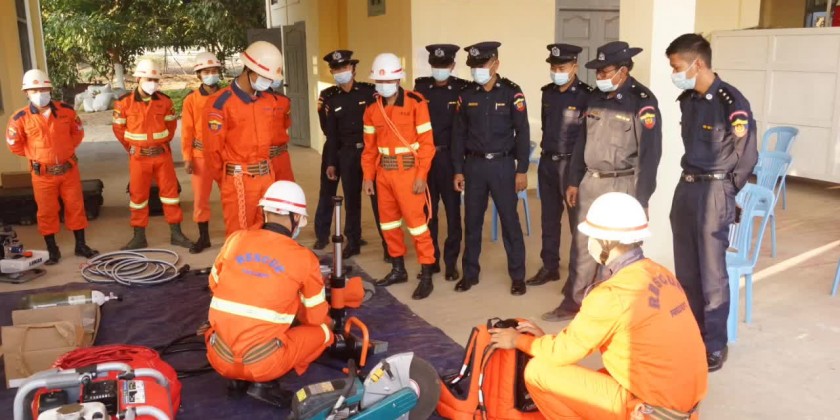 Disaster Drill: Fire Services Departments Conduct Search And Rescue ...